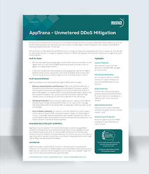 Comprehensive DDoS Protection | Indusface Datasheet