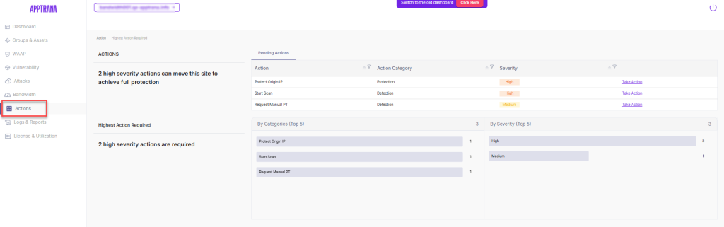 The All-New AppTrana WAAP Dashboard | Indusface Blog